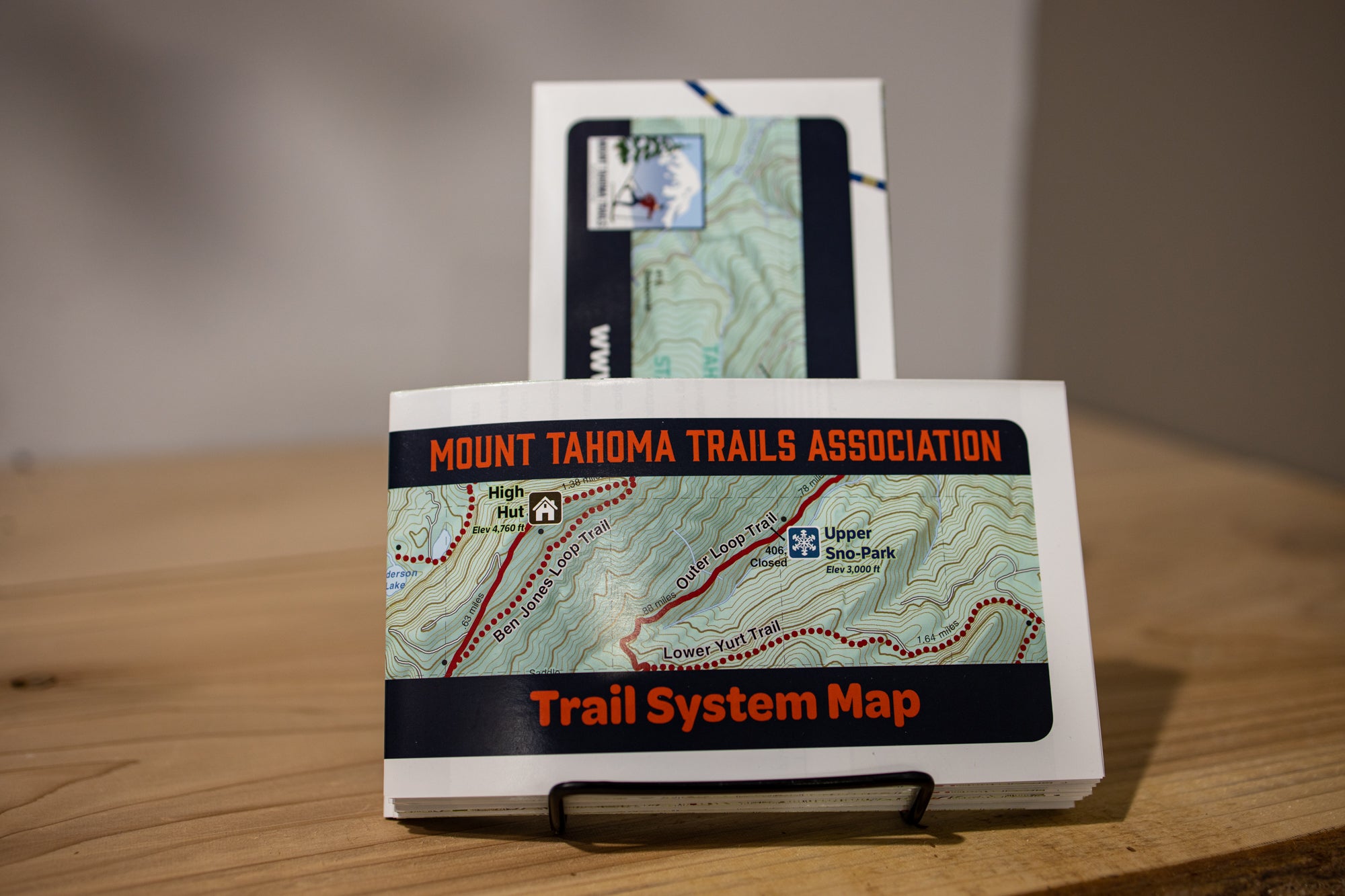 Mount Tahoma Trail System Map – Whittaker Mountaineering